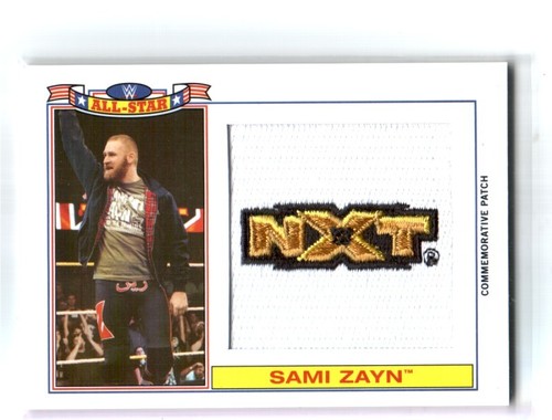 WWE Sami Zayn 2016 Topps Heritage NXT All-Star Patch Relic Card SN 108 ...