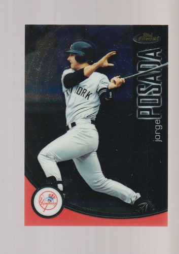 2001 Topps Finest #57 Jorge Posada card, New York Yankees | eBay