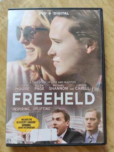 Freeheld (Ex Library DVD, 2015) Julianne Moore, Ellen Page, Steve ...