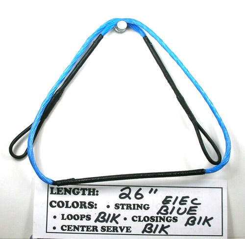 *ELECTRIC BLUE* Crossbow String Excalibur Micro series 26 inch Handmade ...