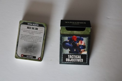 Warhammer 40k Tactical Objectives deck | eBay