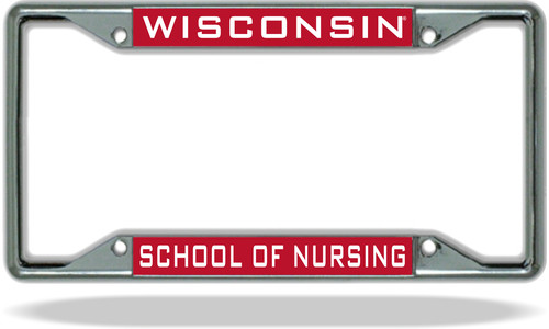 Wisconsin, University of NURSING License Plate Frame | eBay