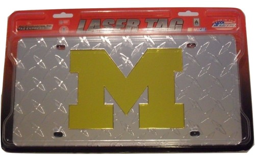 Michigan Wolverines Laser Cut Car Tag Automobile License Plate Made in ...