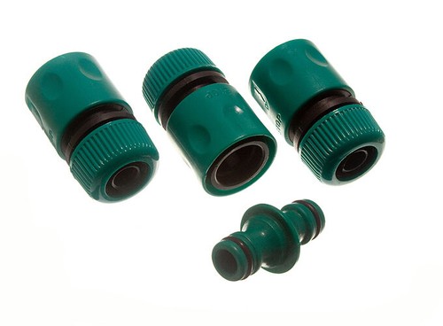 New Garden Hose Fittings 18 X Quick Fix Connectors And 6 Of M-M Joiners ...
