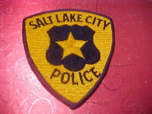 SALT LAKE CITY UTAH POLICE PATCH SHOULDER SIZE USED NOT A BADGE | eBay
