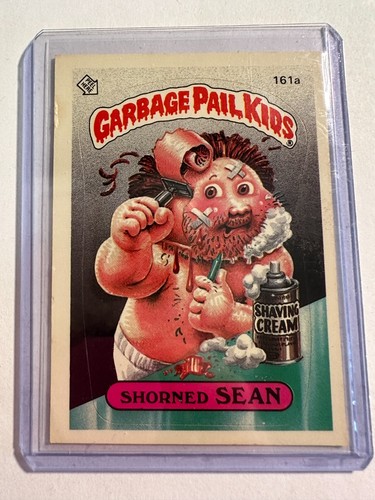 K77,225 - 1986 Topps Garbage Pail Kids #161a Shorned Sean | eBay