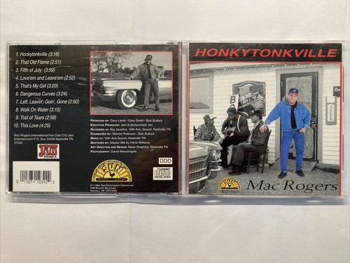 Mac Rogers - Honkytonkville CD - Sun Records - Great Condition | eBay
