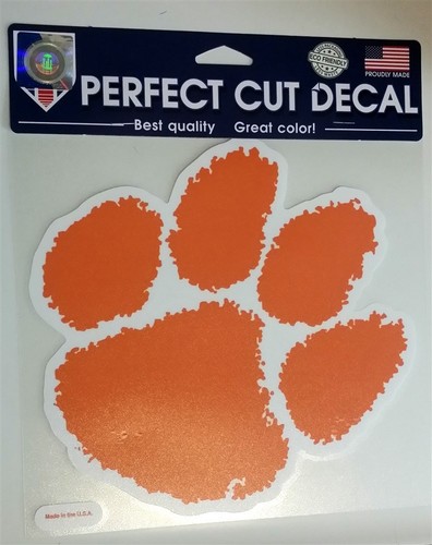Clemson Tigers NCAA Die Cut Decal Vinyl Auto Car Window Color Team Logo ...