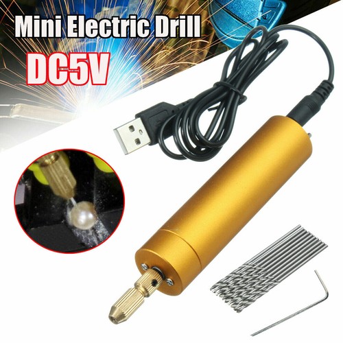 DIY Mini Micro Small Electric Aluminum Hand Drill DC 5V for Motor PCB ...