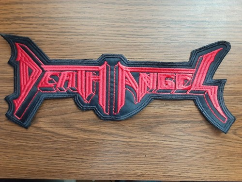 DEATH ANGEL,SEW ON RED EMBROIDERED LARGE BACK PATCH | eBay