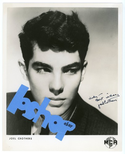 Dark Shadows JOEL CROTHERS Signed PHOTO Autograph died age 44 Alfred ...