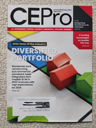 CE Pro Magazine January / February 2024 Diversified Portfolio State of ...