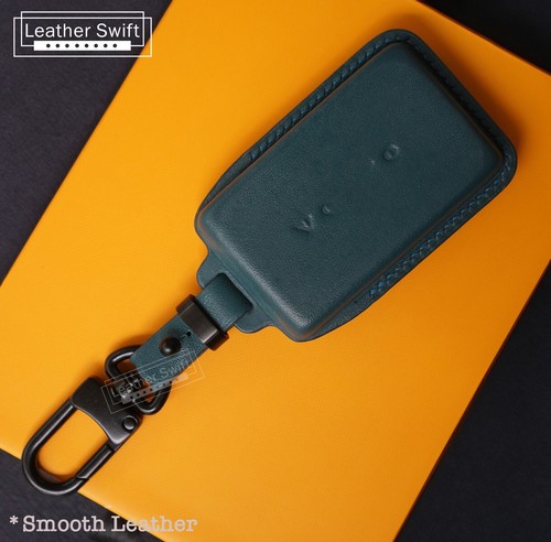 Volvo EX30 Leather Remote Keyless Key Case Cover, EX30 Volvo Key Fob ...