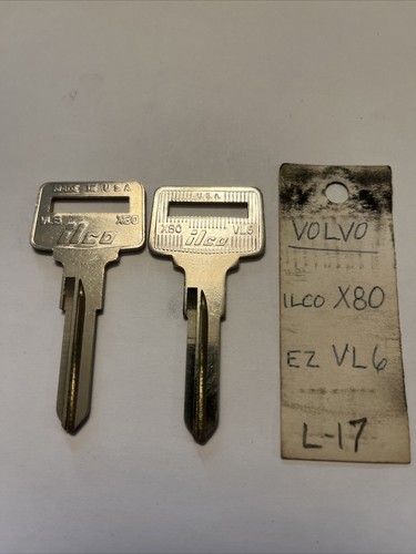 2- ILCO X80 Volvo Key blank Fits Various Models Including GM and White ...