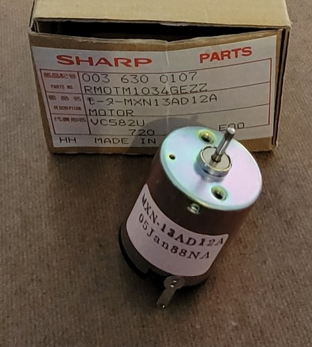 Sharp RMOTM1034GEZZ VCR Reel Motor * NEW in PACKAGE | eBay