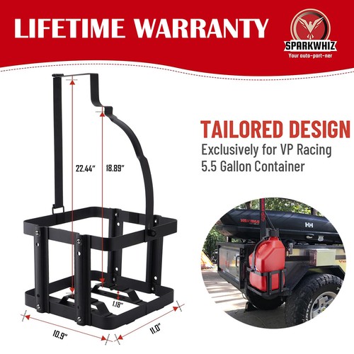 For VP Racing Can Fuel Jug 5 Gallon Liquid Container Holder Rack ...