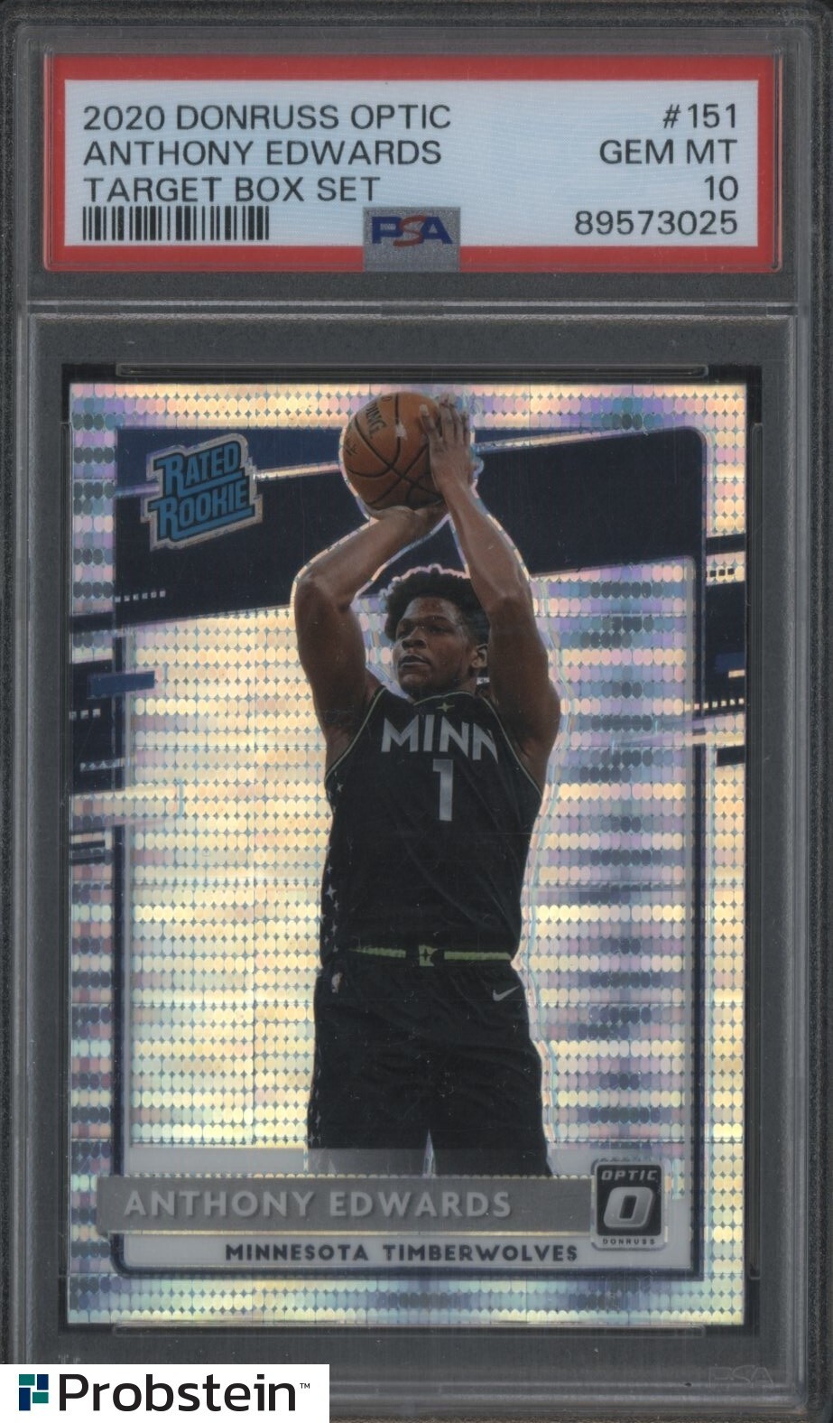 Anthony Edwards 2020 Optic #151 Target Box Set Price Guide - Sports ...