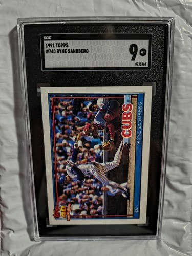 1991 Topps #740 Ryne Sandberg SGC 9 | eBay