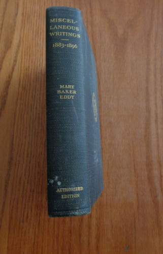 Miscellaneous Writings by Mary Baker Eddy 1924 HC | eBay