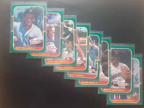 1987 Donruss The Rookies Baseball Stars Rookies You Pick Complete Your ...