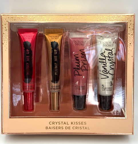 Victoria's Secret Crystal Kisses Lip Gloss Gift Set Plum Me Up ...