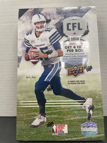 2018 Upper Deck Canadian Football League (CFL)-Factory Sealed Box | eBay