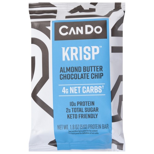 Cando Bar Almond Butter Chocolate Chip 1.8 oz (Pack Of 12) 850009089137 ...