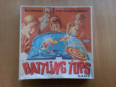 Battling Tops in Vintage Manufacture Board and Traditional Games for ...