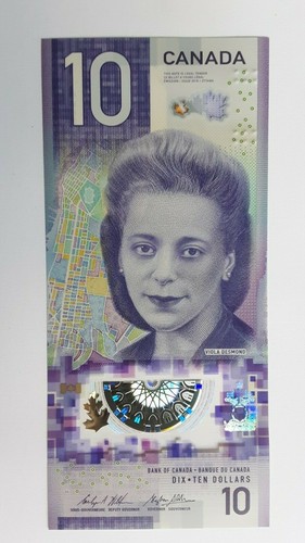 NEW Canada $10 Dollars Vertical Banknote - Viola Desmond---Uncirculated ...
