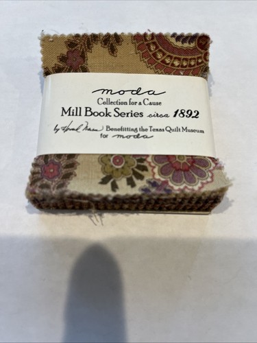 MILL BOOK SERIES 1892 Mini Charm Pack MODA (42) 2.5" fabric squares ...
