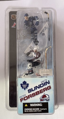 2003 Mcfarlane NHL Action Figures Mats Sundin / Peter Forsberg (sealed ...