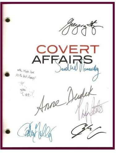 COVERT AFFAIRS SIGNED SCRIPT RPT PIPER PERABO CHRISTOPHER GORHAM KARI ...