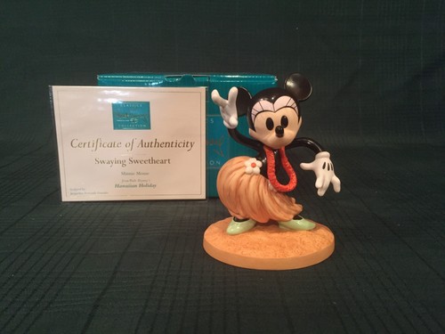 WDCC Hawaiian Holiday - Minnie Mouse "Swaying Sweetheart" + Box & COA ...