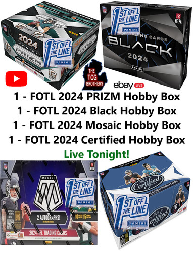 Houston Texans Break #881 FOTL PRIZM BLACK Mosaic 2024 Hobby Box Mixer ...