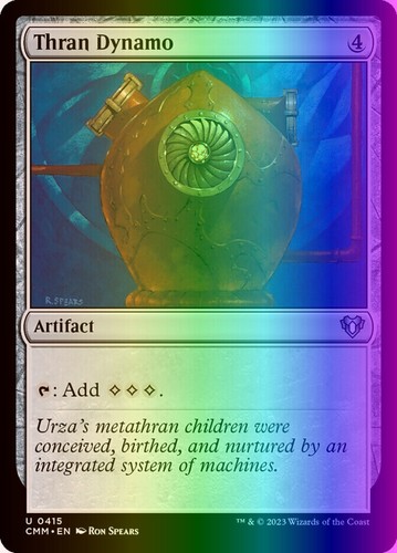 MTG Magic the Gathering Thran Dynamo (415/1173) Commander Masters NM ...