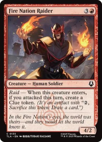 NM C - Fire Nation Raider: Avatar: The Last Airbender | eBay