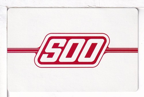 Single Railroad Playing Card "SOO Line RR" SOO 46b Bollhagen Book, 1978 ...