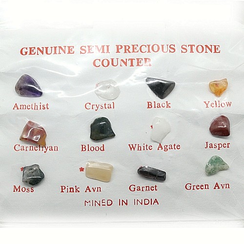 GENUINE Semi-Precious Gems Variety Pack OF GENUINE SAMPLES of Real-Gem ...