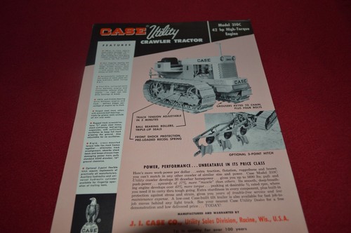 Case Tractor 310C Crawler Dealer's Brochure AMIL8 | eBay
