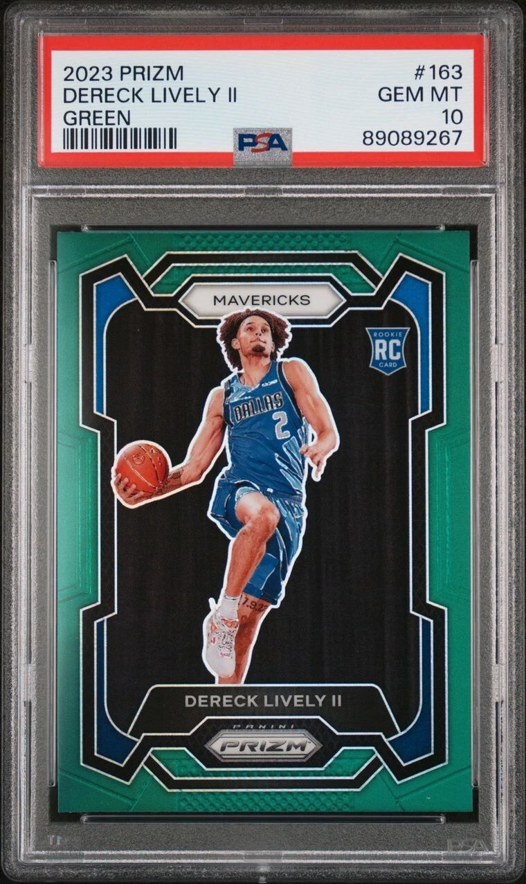 Dereck Lively II 2023 Prizm #163 Green Price Guide - Sports Card Investor