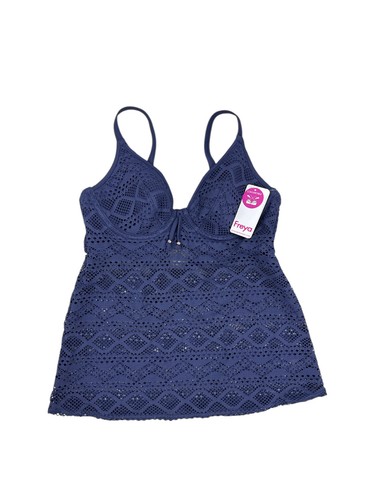 FREYA Denim Sundance Underwire Padded Tankini Swim Top, US 36D, UK 36D ...