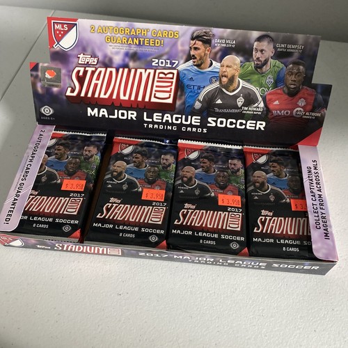 (12) Topps 2017 MLS Stadium Club Soccer 8 Card Packs SEALED | eBay