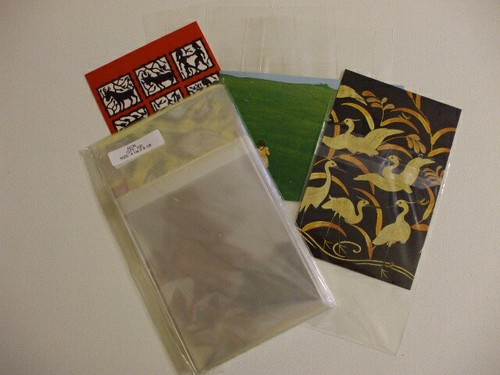 100 Clear Envelopes 4 1/4 x 6 1/8 for 4x6 Photos, Index Cards or Treats ...