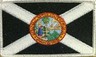 FLORIDA STATE Flag Iron-On Tactical Morale Embroidered Patch Black ...