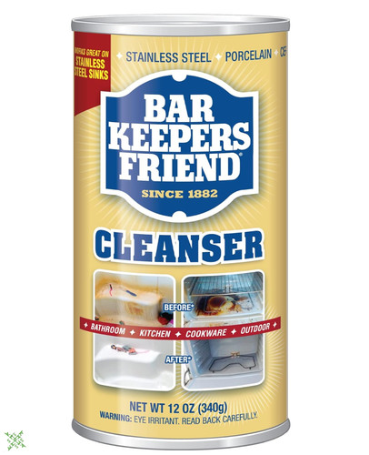 Bar Keepers Friend Powdered Cleanser 12-Ounces 1-Pack Packaging May ...