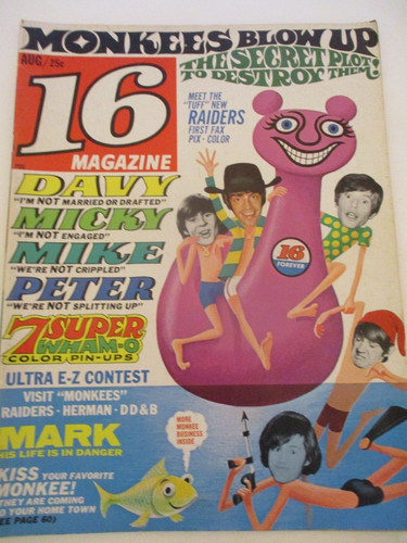 The Monkees, The Beatles- 16 Magazine 1967 | eBay