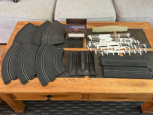 Vintage 1966 STROMBECKER slot car track lap counter rails road racing ...