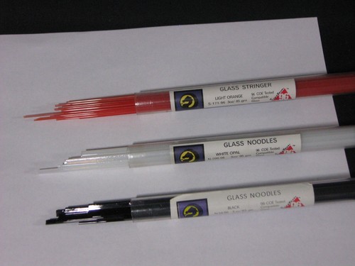 96 COE STRINGER/NOODLE PACK: UROBOROS BLACK, ORANGE, + WHITE - PK 2 | eBay