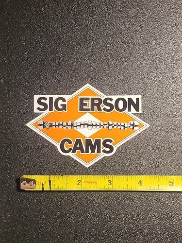 Vintage Sig Erson Cams Sticker Hot Rod Drag Racing | eBay