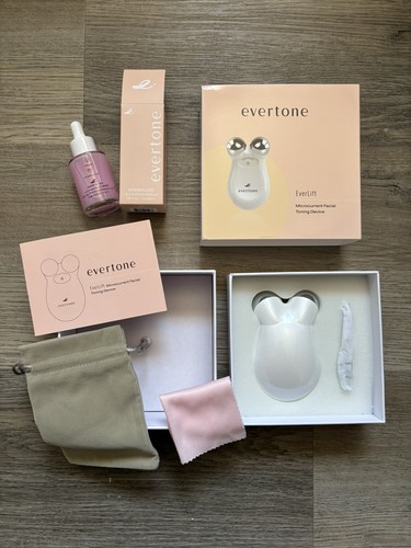 Evertone Everlift Facial Toning Device With Everglow Serum | eBay